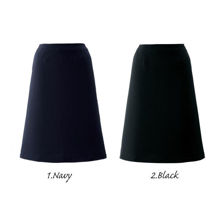 事務服 制服 en joie アンジョア  Aラインスカート(55cm丈) 56613  大きいサイズ17号・19号 ジョア オフィス 事務服 制服 en joie アンジョア Aラインスカート