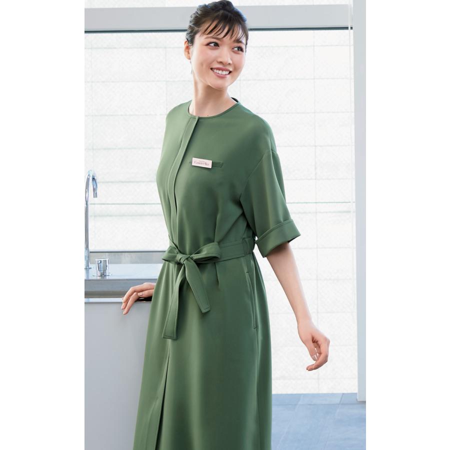 HANECTONE おもてなし制服 受付 ハネクトーン ワンピース 7735 ナチュラルエコストレッチ : ミチオショップYahoo!店 - 通販 - Yahoo!ショッピング