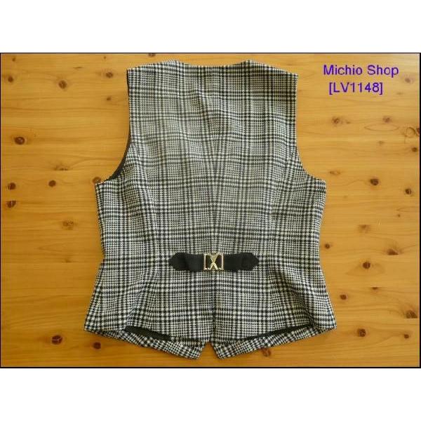 事務服 制服 BONMAX(ボンマックス)ベスト  LV1148大きいサイズ21号 ボンマックス（BONMAX） オフィス 事務服 制服 ベスト LV1148 大きい