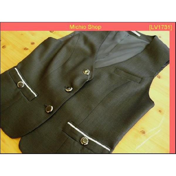 ボンマックス（BONMAX） オフィス 事務服 制服 ベスト LV1731 大きい