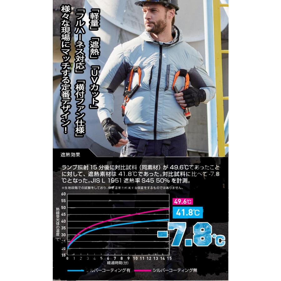 SOWA 桑和 EF用半袖ブルゾン(ファンなし) 8349-01 G.GROUND : 空調服・ファン付き作業着専門店ミチオショップ - 通販 - Yahoo!ショッピング