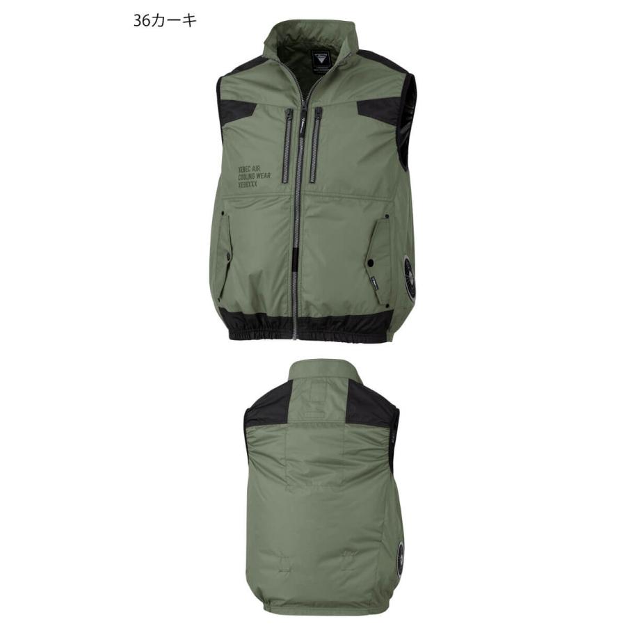 ジーベック 空調服 XEBEC ベスト(ファンなし) サイドファン XE98030 サイズS〜LL : 空調服・ファン付き作業着専門店ミチオショップ - 通販 - Yahoo!ショッピング