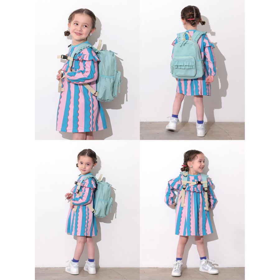 Ocean&Ground（オーシャンアンドグラウンド） 子供用 フリルリュック DAYPACK SWEET TIME L バッグ 通園 通学 キッズ 遠足 アウトドア 2026春 : ミッキー ...