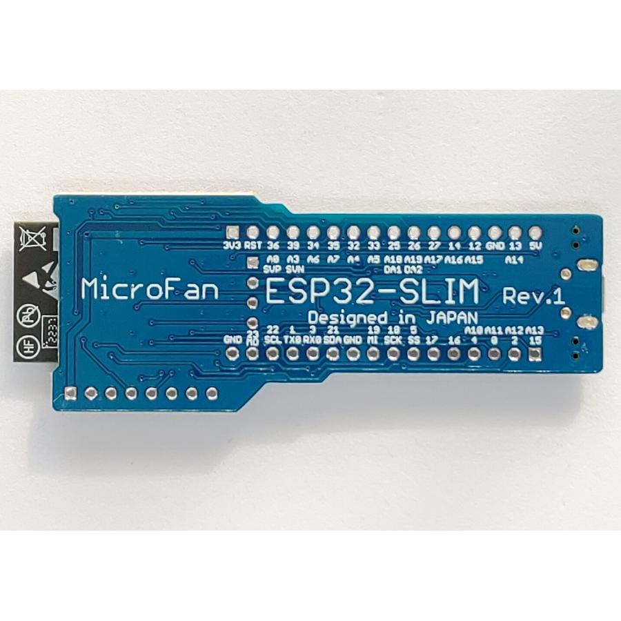 ESP32-SLIM (ESP32-WROOM-32E, 16M 開発ボード) USBインターフェース付き 技適取得済 : マイクロファン Yahoo!ショップ - 通販 - Yahoo!ショッピング