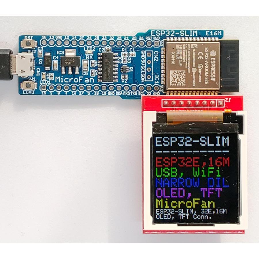 ESP32-SLIM (ESP32-WROOM-32E, 16M 開発ボード) USBインターフェース付き 技適取得済 : マイクロファン Yahoo!ショップ - 通販 - Yahoo!ショッピング