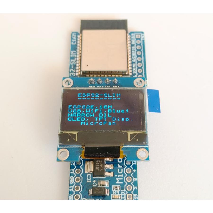 ESP32-SLIM (ESP32-WROOM-32E, 16M 開発ボード) USBインターフェース付き 技適取得済 : マイクロファン Yahoo!ショップ - 通販 - Yahoo!ショッピング