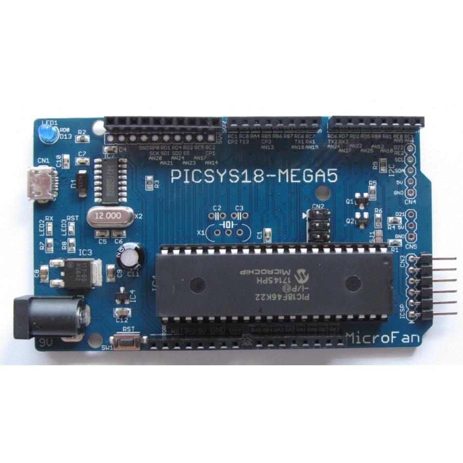 PICSYS18-MEGA5 PIC18F46K22 開発ボード 最大89％オフ！