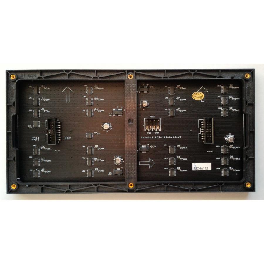 P4 RGB LEDマトリックスパネル 64X32ピクセル 256mmx128mm 室内用 : rgb-led-matrix-indoor-p4-64-32-16 : マイクロファン ...