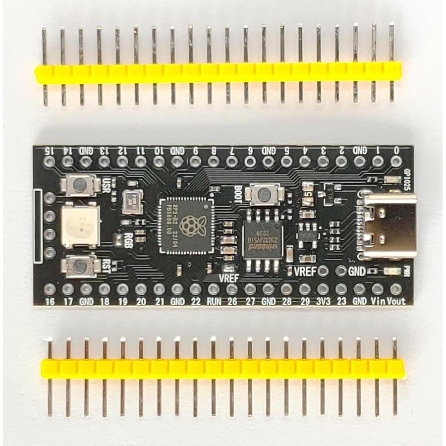 RP2040-16MC (Dual ARM Cortex-M0+ 16MB Flash) 開発ボード USB Type-C コネクタ : マイクロファン Yahoo!ショップ - 通販 ...