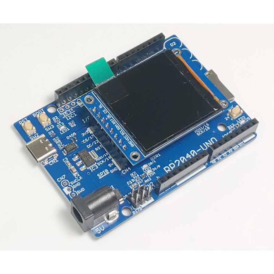 RP2040-UNO-R2 (RP2040, Dual ARM Cortex-M0+ 16MB Flash) 開発ボード MICROSDソケット USB Type-C コネクタ : マイクロ ...