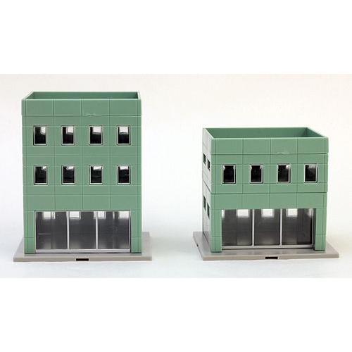 トミックス スクエアビルセット（グリーン） 【TOMIX・4050】 : ミッドナイン - 通販 - Yahoo!ショッピング