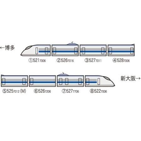 トミックス 限定 500-7000系山陽新幹線（カンセンジャーラッピング）セット （8両） 【TOMIX・98948】 : ミッドナイン ...
