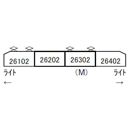 マイクロエース 近鉄26000系 さくらライナー 第二編成 新塗装 4両セット 【マイクロエース・A9935】 : ミッドナイン - 通販 - Yahoo!ショッピング