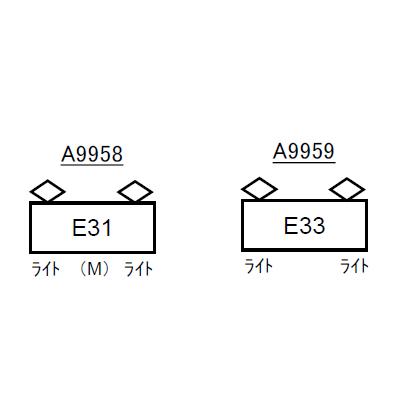 マイクロエース 西武鉄道 E31型電気機関車(E33)晩年(モーターなし) 【マイクロエース・A9959】 : ミッドナイン - 通販 - Yahoo!ショッピング
