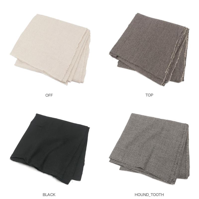 Honnete（オネット） Wide Stole Washed Wool HO-24AW AC1 : MIDLAND