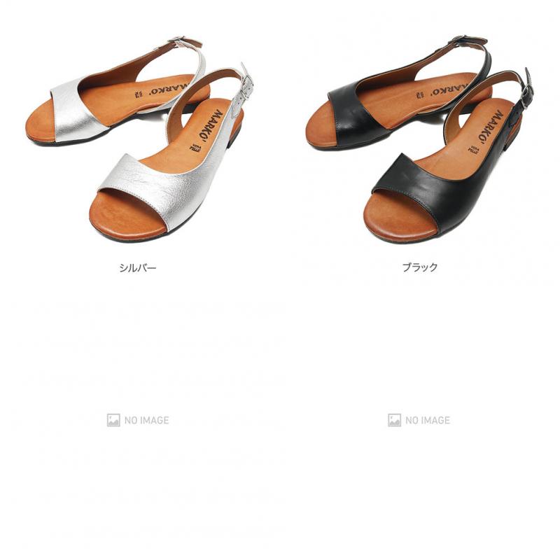 MARKO マルコ レザーバックストラップサンダル 225110 : MIDLAND SHIP