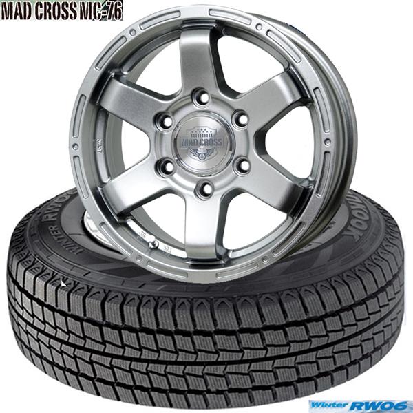 ハンコック キャラバン｜ハンコックWINTER RW06 & MAD CROSS MC-76｜195/80R15 105/107L｜スタッドレスタイヤ ホイール4本セット : 緑タイヤ ヤフー ...