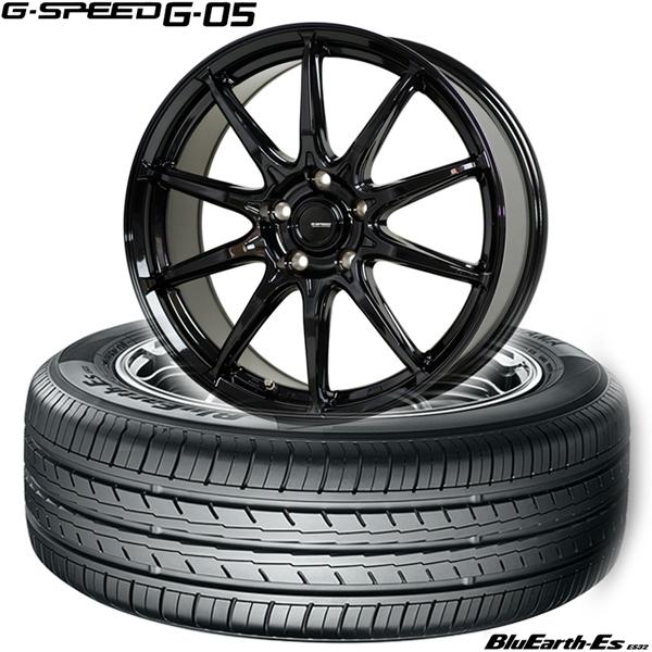 ヨコハマタイヤ ヨコハマ BluEarth-Es ES32〈225/55R17 97W〉＆G.speed G-05｜タイヤホイール4本セット ...