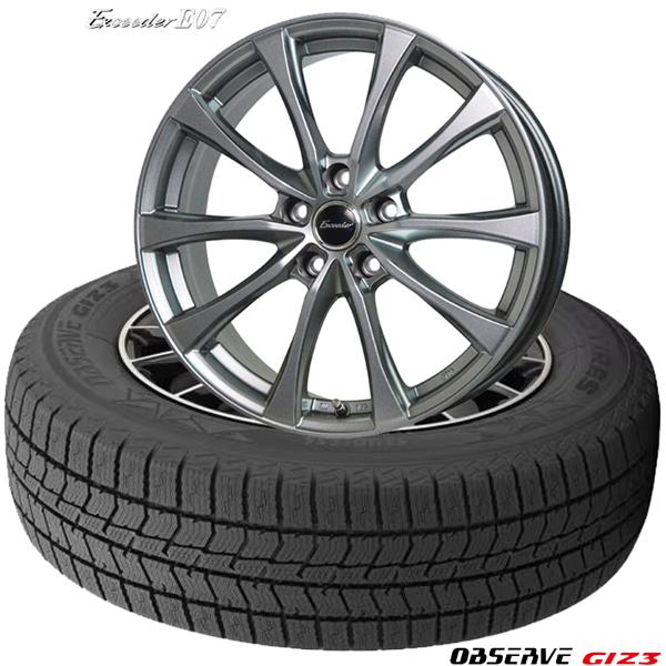 TOYO TIRES トーヨーOBSERVE GIZ3 & Exceeder E07｜225/60R17 99Q｜スタッドレスタイヤ&ホイール｜4本セット : 緑タイヤ ヤフー店 - 通販 ...