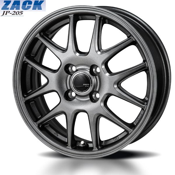 アルミホイール｜ZACK JP-205｜12インチ×3.5/4.0〈4枚〉｜軽自動車用｜ザック JP-205 : 緑タイヤ ヤフー店 - 通販 - Yahoo!ショッピング