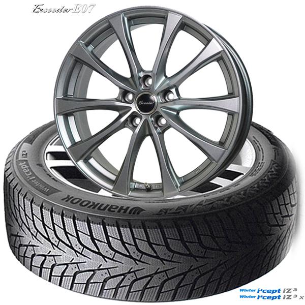 Winter icept ハンコックWinter I*cept IZ3 W636 & Exceeder E07｜225/55R17 101H XL｜スタッドレスタイヤ&ホイール｜4本セット ...