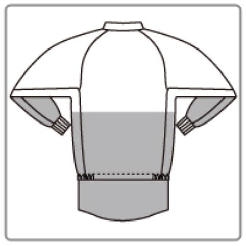 ミドリ安全 食品産業向け作業服 通年 白衣 男女共用 長袖ブルゾン MHS3213B上 ブルー SS〜5L : 31201958 : ミドリ ...