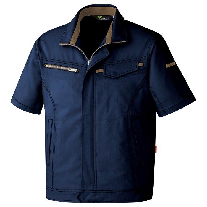 ミドリ安全 作業服 春夏 ベルデクセルフレックス 男女ペア 交織