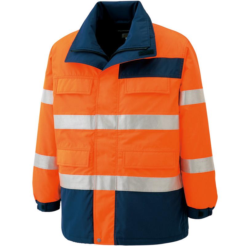 ミドリ安全 作業服 防水帯電防止防寒コート SE1124 SE1125 高視認性