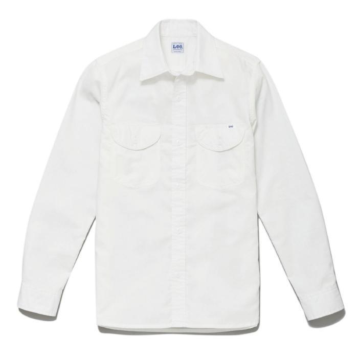 ボンマックス（BONMAX） BONMAX/リー Lee 作業服 メンズ シャンブレー長袖シャツ LCS46003シリーズ ブルー ホワイト ...