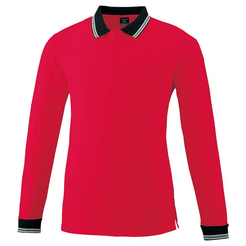 小倉屋 KOKURAYA 作業服 スナップ釦ストレッチ 長袖ポロシャツ 371シリーズ 5カラー SS〜6L : ミドリ安全.com Yahoo!ショッピング店 - 通販 - Yahoo!ショッピング