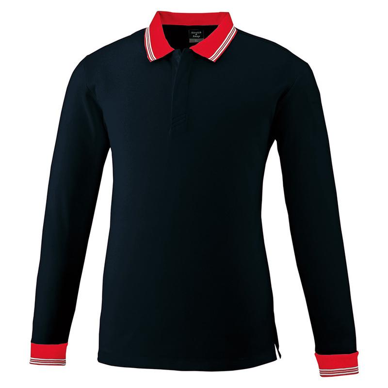 小倉屋 KOKURAYA 作業服 スナップ釦ストレッチ 長袖ポロシャツ 371シリーズ 5カラー SS〜6L : ミドリ安全.com Yahoo!ショッピング店 - 通販 - Yahoo!ショッピング