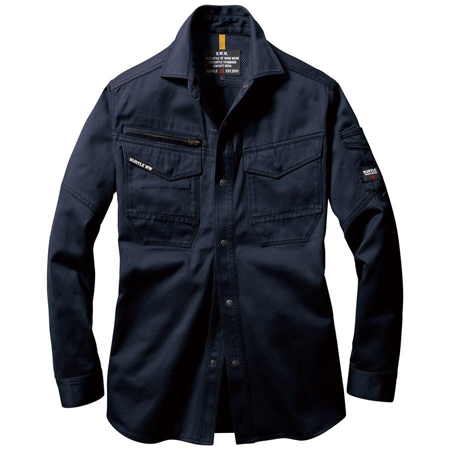 BURTLE バートル 作業服 秋冬 長袖シャツ 8105シリーズ 3カラー 4L : ミドリ安全.com Yahoo!ショッピング店 - 通販 - Yahoo!ショッピング