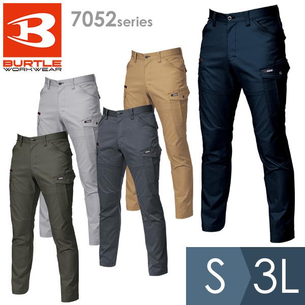 BURTLE バートル 作業服 秋冬 カーゴパンツ 7052シリーズ 5カラー S〜3L : ミドリ安全.com Yahoo!ショッピング店 - 通販 - Yahoo!ショッピング