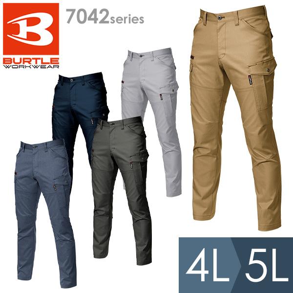BURTLE バートル 作業服 春夏 カーゴパンツ ユニセックス 7042シリーズ 5カラー 4L・5L : ミドリ安全.com Yahoo!ショッピング店 - 通販 - Yahoo!ショッピング