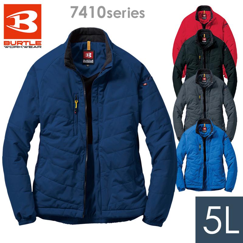 BURTLE バートル 作業服 防風ストレッチ 軽防寒ブルゾン 7410シリーズ 5カラー 5L : ミドリ安全.com Yahoo!ショッピング店 - 通販 - Yahoo!ショッピング