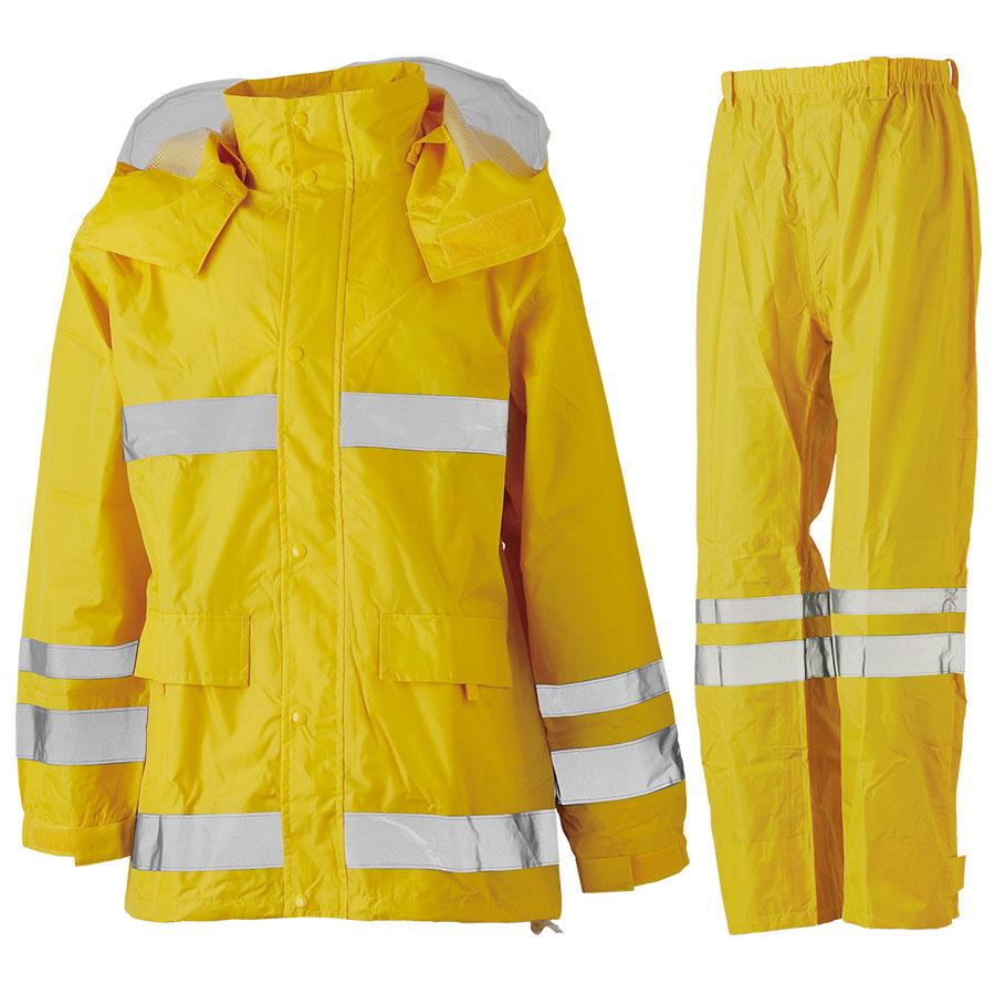 船橋 雨衣 カッパ 夜間作業用レインウェア 安全レイン FS-6000シリーズ