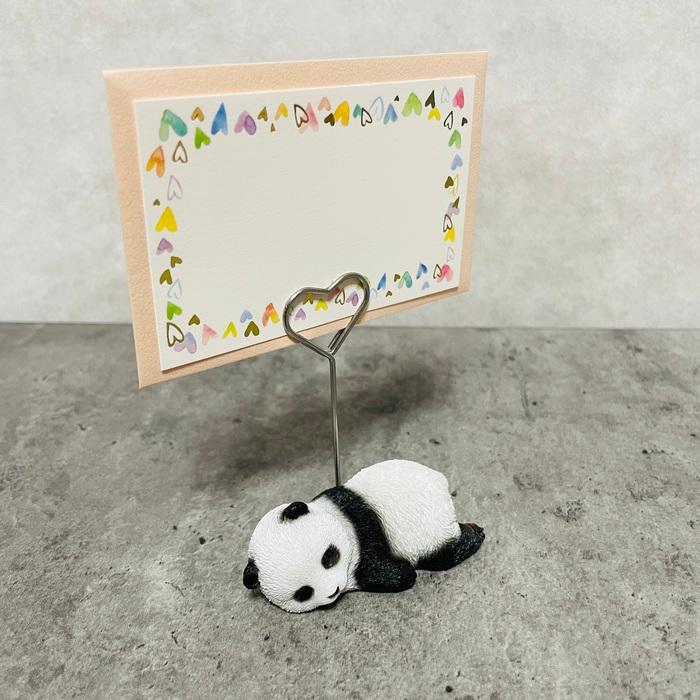 メモスタンド パンダ かわいいメモクリップ 贈り物 置物 可愛い リアル インテリア 動物 卓上 雑貨 メモホルダー カードクリップ :h23211:ミドリスークラピアと雑草対策ー - 通販 ...