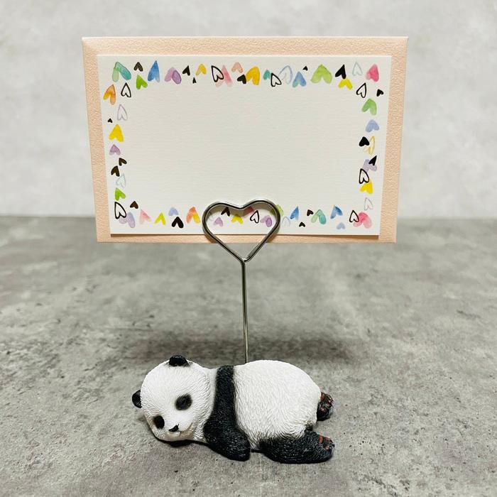 メモスタンド パンダ かわいいメモクリップ 贈り物 置物 可愛い リアル インテリア 動物 卓上 雑貨 メモホルダー カードクリップ :h23211:ミドリスークラピアと雑草対策ー - 通販 ...