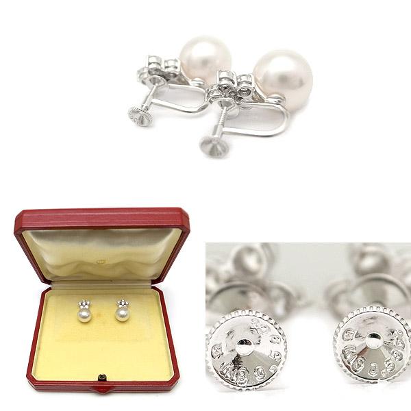 【緑屋質屋】ミキモト 南洋パール・ダイヤ イヤリング 11.5mm 11.3mm 合計1.18ct K18WG【中古】 : 緑屋質屋 - 通販 ...