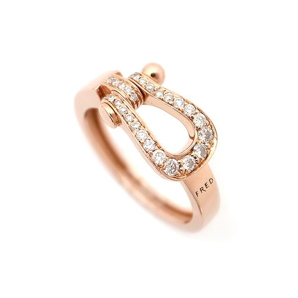 【緑屋質屋】FRED(フレッド）フォース10 リング #52 ダイヤモンド K18PG Ref.4B0383【中古】 : 緑屋質屋 - 通販 - Yahoo!ショッピング