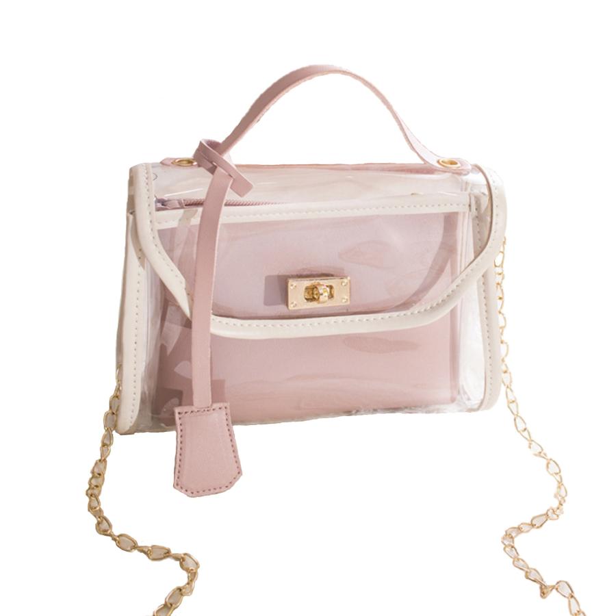 Mies’ M-B0015 PVCスケルトン ショルダーバッグ ハンドバッグ 透明 クリア ミニバッグ お洒落な レディース バッグ ゼリーバッグ : ミイズ セレクトショップ - 通販 ...