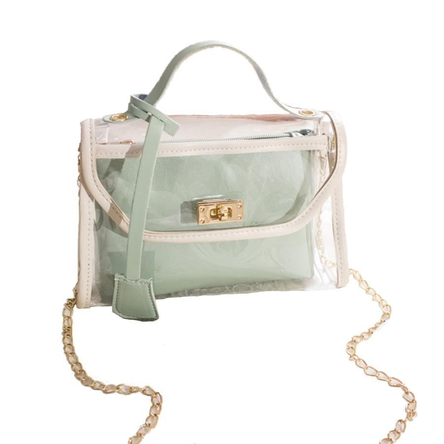 Mies’ M-B0015 PVCスケルトン ショルダーバッグ ハンドバッグ 透明 クリア ミニバッグ お洒落な レディース バッグ ゼリーバッグ : ミイズ セレクトショップ - 通販 ...