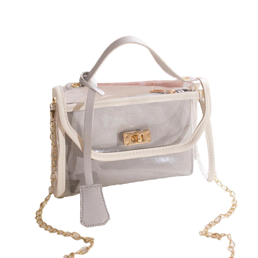 Mies’ M-B0015 PVCスケルトン ショルダーバッグ ハンドバッグ 透明 クリア ミニバッグ お洒落な レディース バッグ ゼリーバッグ : ミイズ セレクトショップ - 通販 ...