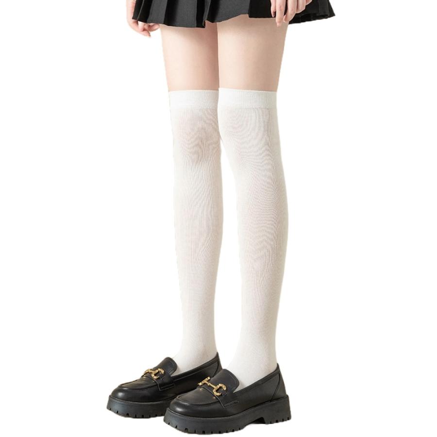 Mies’ 着圧ソックス 長さ55cmオーバーニーソックス 着圧 足 加圧 軽量 薄型 通気性 歩行 スポーツ 圧縮靴下 弾性靴下 22-25cm 医療 看護師 オフィス 学生 : ミイズ ...