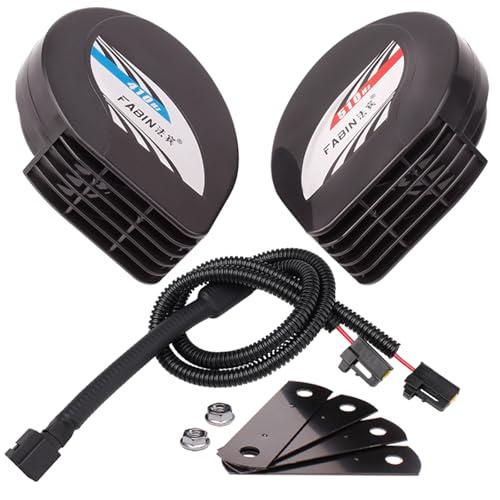 FARBIN スレンダー ホーン 薄型 コンパクト+トヨタ専用2股分岐コネクター 変換ケーブル 118dB 12V 2個入 渦巻き型 410Hz : みはるショップ - 通販 - Yahoo ...