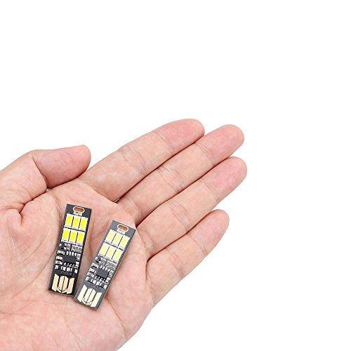 VastRay USB LEDライト タッチスイッチ式無段階調光 両面USB接続6LEDライト 電球色5枚セット : みはるショップ - 通販 - Yahoo!ショッピング