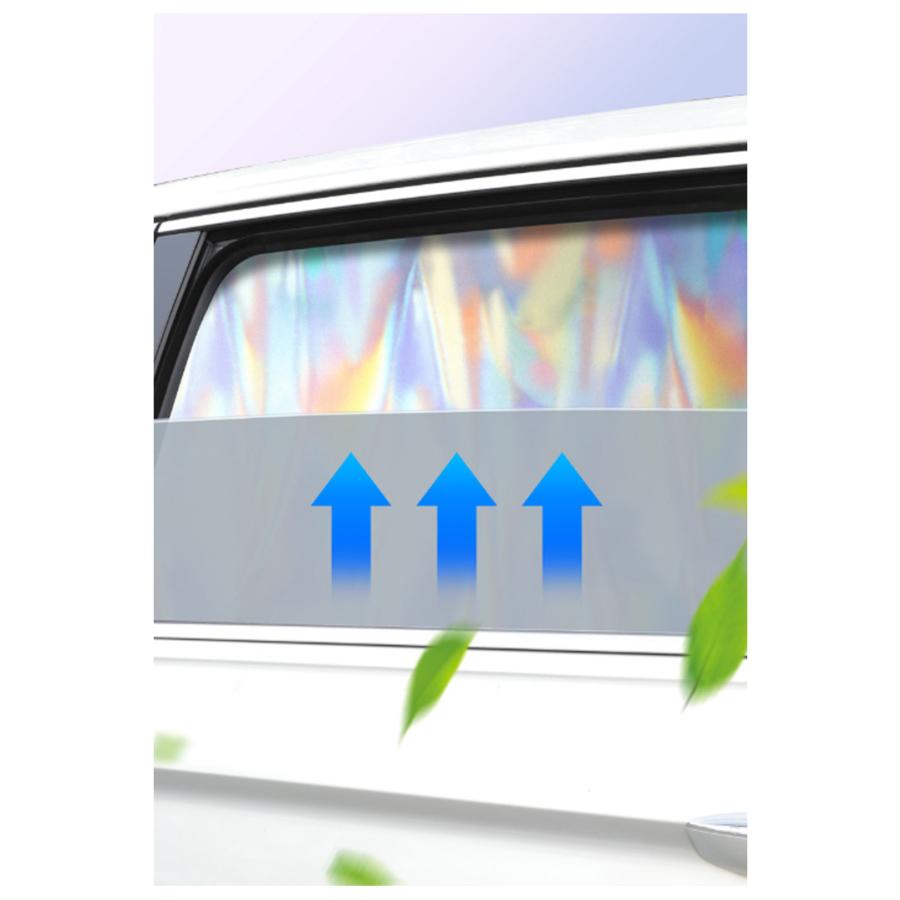 運転席 車窓日よけ 2点セット 車用サンシェード カット カーシェード ウィンドウスクリーン カーテン 車 uv 助手席 後部座席 : マ ...