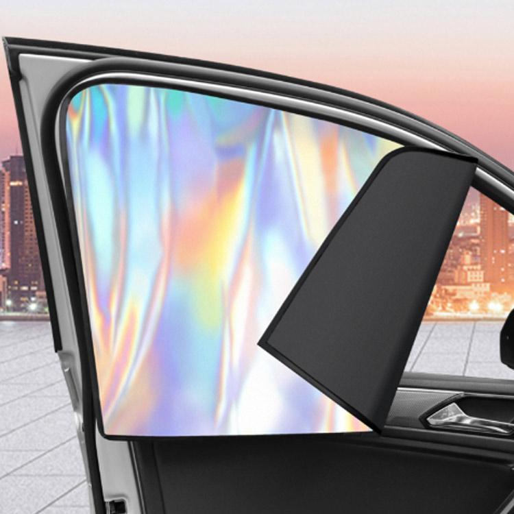 運転席 車窓日よけ 2点セット 車用サンシェード カット カーシェード ウィンドウスクリーン カーテン 車 uv 助手席 後部座席 : マ ...