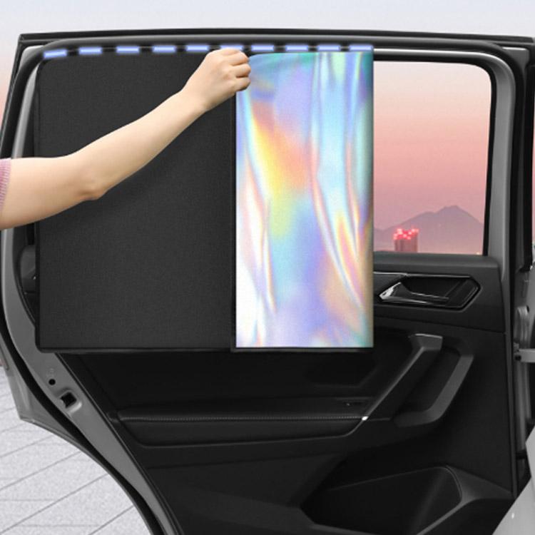 運転席 車窓日よけ 2点セット 車用サンシェード カット カーシェード ウィンドウスクリーン カーテン 車 uv 助手席 後部座席 : マ ...