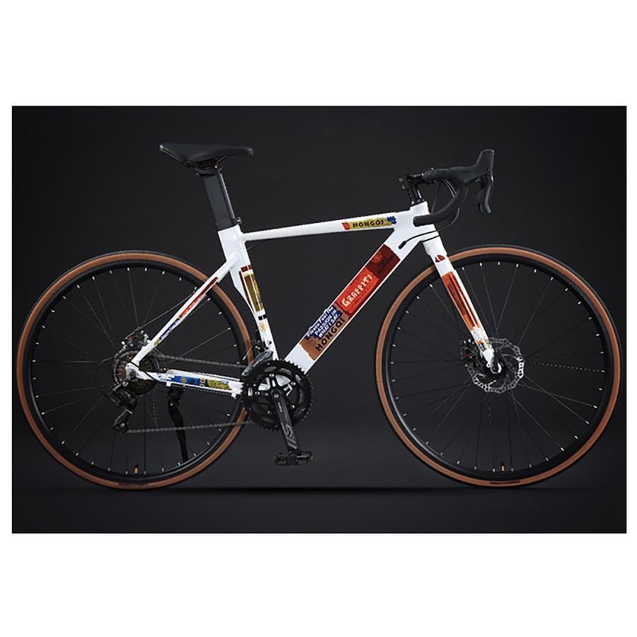 スポーツバイクスポーツ 自転車 700C×28C エアロロードバイク初心者 適応身長160cm デュアルコントロールレバー 内部配線アルミフレーム通勤 街乗り : ミニョンショップ - 通販 ...